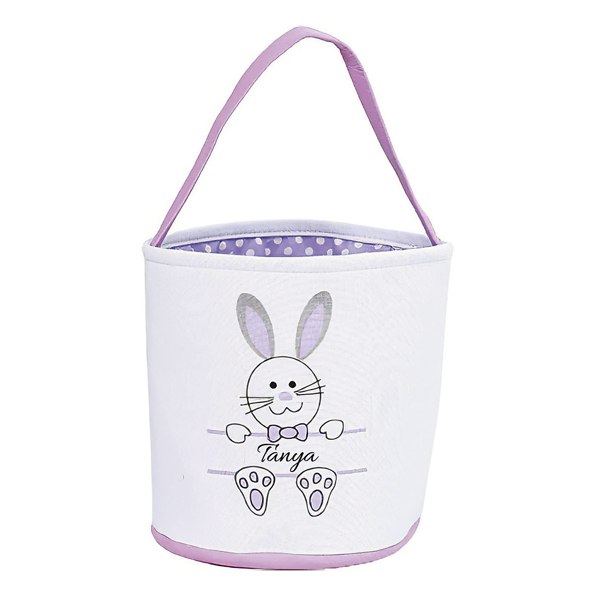 Niqai Personalized Easter Baskets for Kids Boys Girls Custom Easter Basket with Name Customized Easter Gift for Toddler, One Size