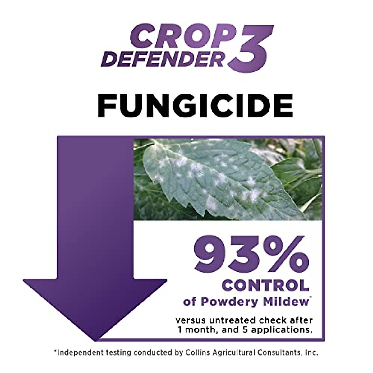 Grower's Ally Crop Defender 3 | Natural, Safe & Organic Insecticide & Fungicide Control for Plants - Powdery Mildew, Spider Mites & Russet Mite Killer – 24 oz Ready-to-Use, OMRI Listed