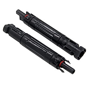 Bumbesti 2Pcs 20A Solar Inline Fuse Holder,Solar Panel PV Connector with Built in 20A Fuse, Waterproof Solar Fuse Connector, Solar Surge Protection Device