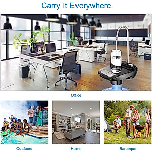 Drinking Water Dispenser Pump, Automatic Electric Drinking Water Bottle Pump for 1-5 Gallon Water Jugs…