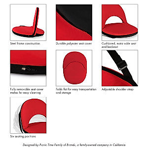 Oniva Portable Reclining Seat, (Black)