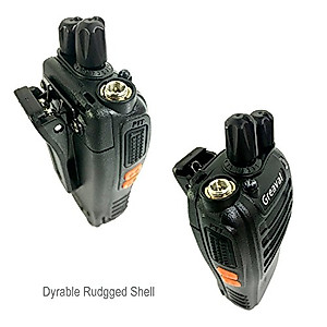 Greaval Walkie Talkies 10 Pack Rechargeable Two-Way Radios with Earpiece 16 Channel UHF Radio for Adults, Li-ion Battery and Charger Included, Long Range Two Way Radio (Pack of 10)