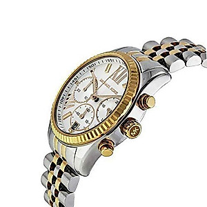 Michael Kors Women's Two Tone Lexington Watch, Silver/Gold, One Size