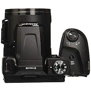 Nikon COOLPIX B500 16MP 40x Optical Zoom Digital Camera with WiFi - Black (Renewed)