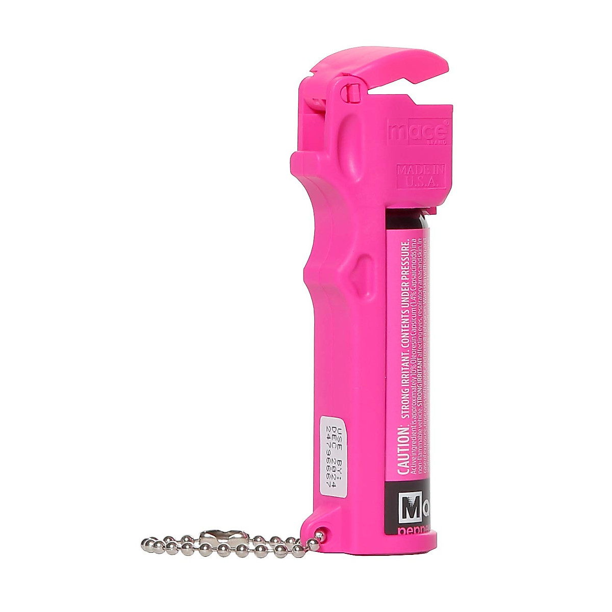 Mace Brand Full Size Pepper Spray (Neon Pink) and Water Trainer Kit – Accurate 12’ Powerful Pepper Spray with Flip Top Safety Cap, Leaves UV Dye on Skin – Great for Self-Defense