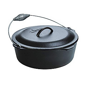 Lodge Cast Iron Dutch Oven Bundle with Lid Lifter (9-Quart)