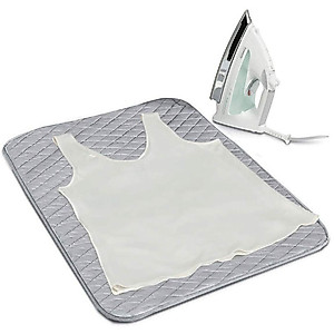 ABA Magnetic Ironing Blanket 33"x19" Washer Dryer Heat Resistant Pad, Portable Iron Board Alternative Cover with Magnets, New Version