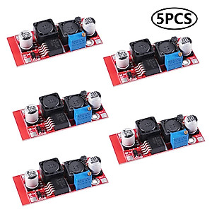 ACEIRMC 5pcs XL6009 Boost Buck DC Adjustable Step Up Down Converter Module Solar Voltage