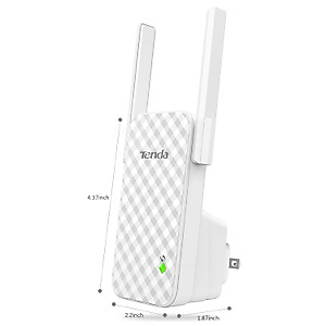 Tenda N300 WiFi Extender(A9), WiFi Extenders Signal Booster for Home, Single Band WiFi Range Extender, Internet Booster, Wall Plug Design, 2.4Ghz Only