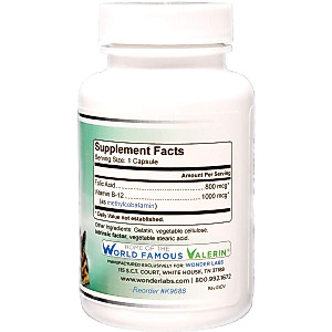 Wonder Laboratories Pet Factor B-12 | Vitamin B-12 in Methylcobalamin Form | Popular in Treatment of EPI in Dogs. 90 Count