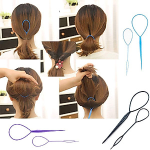 Ubrand Hair Braiding and Modelling Tool Kit, DIY Hair Design Accessories with Curly Styling Tools (20Pcs)