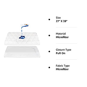 Pack N Play Mattress Pad Sheets Cover Waterproof, Soft Quilted Pack and Play Protector, 27" X 39" Fit Graco Pack N Play Crib Baby Portable Mini Cribs and Foldable Mattresses Pad