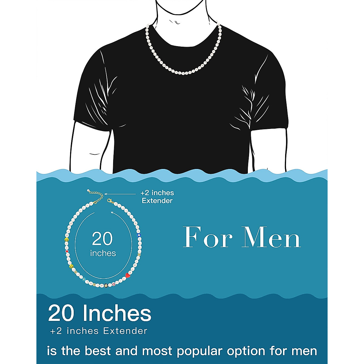 Pearl Necklace, Bead Necklace, Pearl Choker Necklaces for Women, Preppy Necklace, Pearl Necklaces for Women