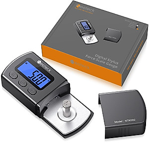 Neoteck Digital Turntable Stylus Force Scale Gauge 0.01g/5.00g Blue LCD Backlight for Tonearm Phono Cartridge