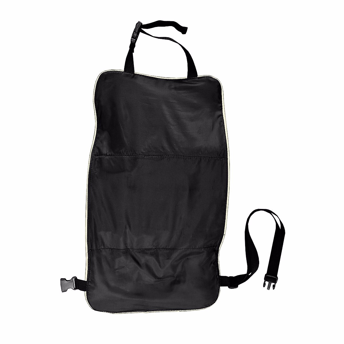 Mandala Crafts Car Backseat Organizer Kick Mat Back Seat Protector for Kids, Black, Pack of 2