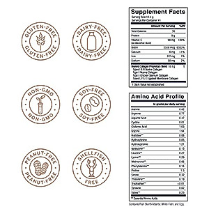 Beyond Collagen Multi Collagen Powder for Women w/ Types I, II, III, V & X - Keto Friendly, Hydrolyzed Collagen Peptides Powder Blend w/ Biotin & Vitamin C - Live Conscious - 41 Servings