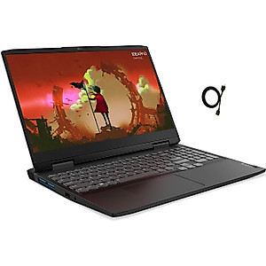LENOVO 2023 IdeaPad Gaming 3 15ARH7 15.6" FHD IPS 120Hz Premium Gaming Laptop, AMD 8-Core Ryzen 7 7735HS, 64GB RAM, 2TB PCIe SSD, NVIDIA GeForce RTX 4050, White Backlit, Windows 11 Home + HDMI Cable