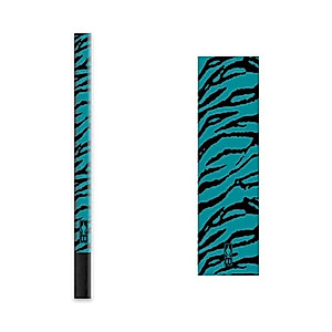 Bohning 4" Tiger Print Arrow Wraps, Standard, Teal Tiger