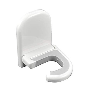 uxcell Plastic Household Broom Swob Mop Adhesive Wall Hook Clip Holder 2 PCS