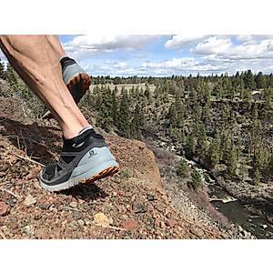 Swiftwick- MAXUS ZERO Tab (3 Pairs) Running & Golf Socks, Maximum Cushion (Black, Small)