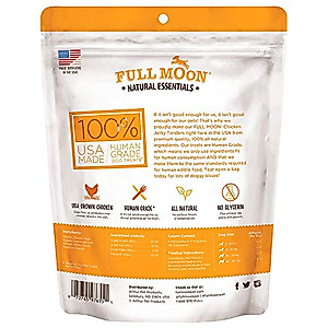Full Moon Chicken Jerky Tenders Healthy All Natural Dog Treats Human Grade Made in USA 26 oz