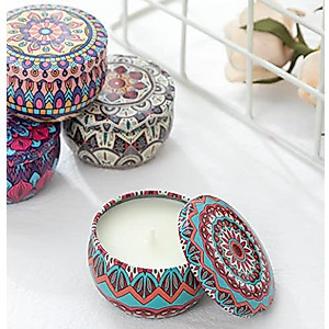 Scented Candles,Candles Gifts for Women,6 Candle Set,Christmas Candles,Soy Scented Candles for Home,Travel,Birthday,Mothers Day Festive Gifts,Stress Relief,Romantic Decor Aromatherapy Candles