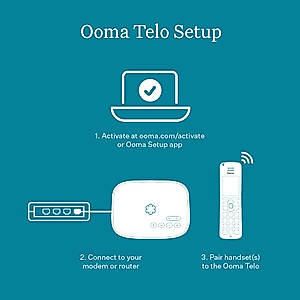 Ooma Telo VoIP Free Internet Home Phone Service and HD3 Handset. Affordable landline replacement. Unlimited nationwide calling. Call on the go with free mobile app. Can block Robocalls.