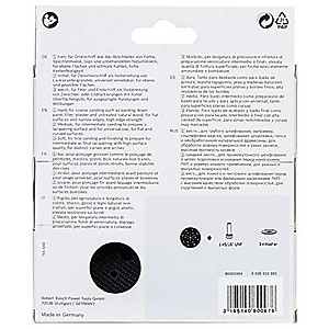Bosch Professional Multi-Hole Pad (Diameter 125 mm, Soft, Velcro, Accessories for Random Orbital Sanders)