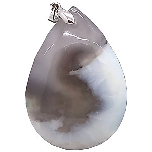 Natural Cherry Agate Pendant Jewelry For Women Men 52x36x10mm Beads Lucky Crystal Stone Sliver Gemstone AAAAA