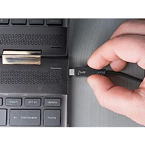 Monoprice USB Type-C to USB Type-A 3.1 Gen 2 Cable, 10Gbps, 3A, 30AWG, To Use with Samsung Galaxy S9 S8 Note 8 Pixel, LG V30 G6 G5, Nintendo Switch, and more 1 Meter (3.3 Feet) Black - Select Series