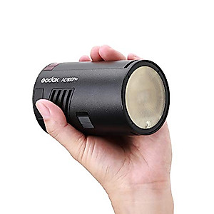 Godox AD100Pro 100Ws TTL 2.4G 1/8000 HSS Outdoor Flash Light, 2600mAh Battery 0.01-1.5s Recycling,with Three-Color Diffusers