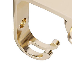 Estink Hair Dryer Holder, Space Aluminum Wall Mounted Hair Dryer Rack Spiral Hair Care Tools Hanging Hair Blow Dryer Rack Organizer for Home Hotel Bathroom, 5kg/11.02lb Load-Bearing