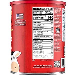 Costco Organic Dry Whole Milk 30.6OZ (1.91lbs) (1.91 Pound (Pack of 1)) (1.91 Pound (Pack of 3))