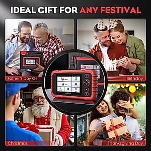 LAUNCH OBD2 Scanner CRP123X Elite Car Scanner,2024 Lifetime Free Online Update Diagnostic Scan Tool with SAS/Throttle Reset,ABS SRS Transmission Car Check Engine Code Reader,Auto VIN,Battery Test…