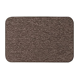 House, Home and More Skid-Resistant Carpet Indoor Area Rug Floor Mat - Pebble Gray - 2 Feet X 3 Feet
