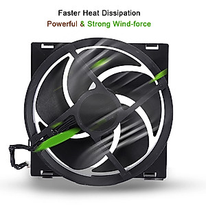 for Xbox One Internal Cooling Fan, Fast Heat Dissipation Quiet Cooling Fan Cooler with 5 Blade Replacement for Xbox One/for Xbox One S (for Xbox one)