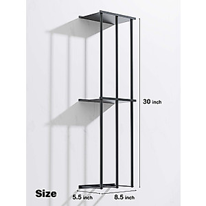 TooTaci Towel Racks for Bathroom,Towel Holder for Bathroom Wall,Upgraded 3 Tier Towel Storage for Small Bathroom,Towel Rack with Shelf for Small Space Organizer,Can Hold Up 6 Rolled Towels