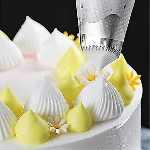 Suuker Stainless Steel Extra Large Round Piping Tips Set, 4 Pcs (F02 F06 9FT R22L) for Cake Cupcake Cookie Decorating