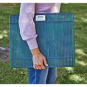 Small Animal Pet Playpen /Exercise Pen, Blue and Green,1 Count (Pack of 1), Small Animal Playpen.