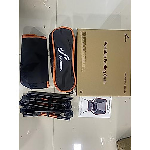 Sportneer Backpacking Chair, Lightweight Portable Camping Chair for Adults Foldable Outdoor Collapsible Camp Chair for Camping Hiking Lawn Picnic Beach Outside Travel