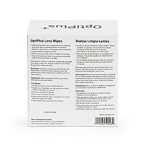 OptiPlus Eyeglass Lens Wipes l Pre-Moistened l Cleaning Wipes for Glasses, Computer & Laptops Screens, Smart Phones, Optical Lens, Goggles, and Watch Screen l Quick-Dry & Scratch-Free | 504 Count