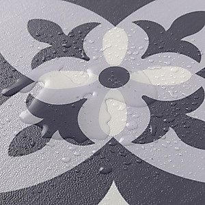 Alow Peel and Stick Floor Tile Waterproof, Floor Tile Easy to Paste, DIY Flooring and Widely Used for Kitchen Bedroom and More(11.8inX11.8inX0.03inX10PCS）