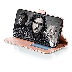 LEMAXELERS for Redmi Note 9 Pro Case Flip Premium Wallet Case PU Leather Mandala Embossed Shockproof Cover with Kickstand Card Holder Cover for Xiaomi Redmi Note 9 Pro Max Mandala Rose Gold LD