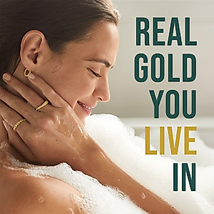 Canaria Italian 10kt Yellow Gold Textured Wide Huggie Hoop Earrings