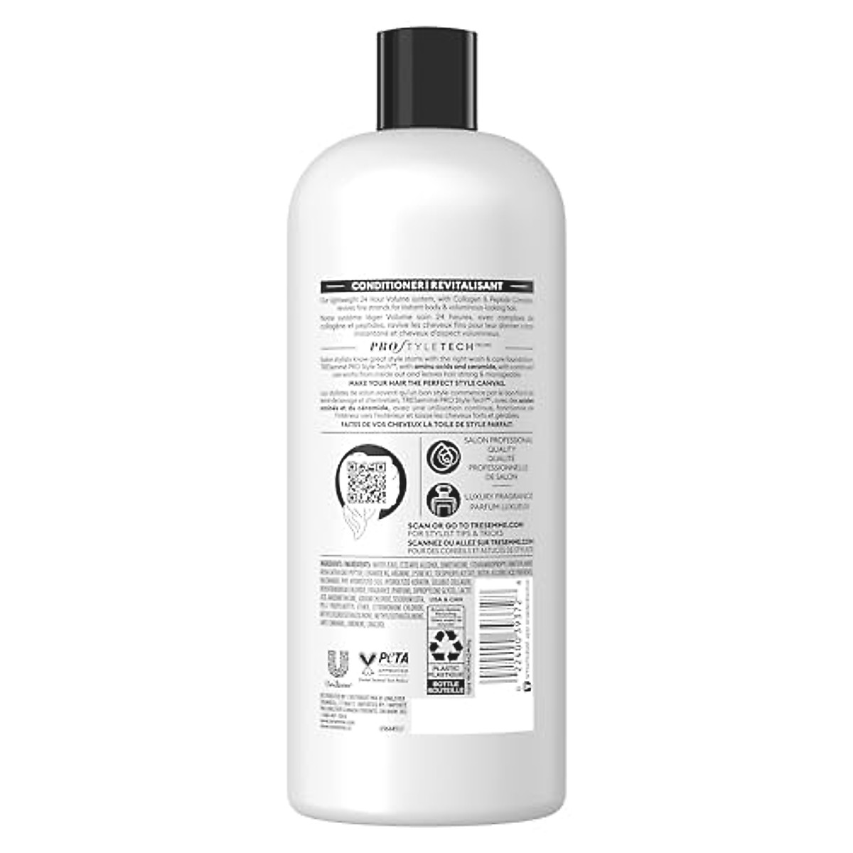 TRESemmé 24 Hour Volume Conditioner For Fine Hair Formulated With Pro Style Technology 28 Fl Oz
