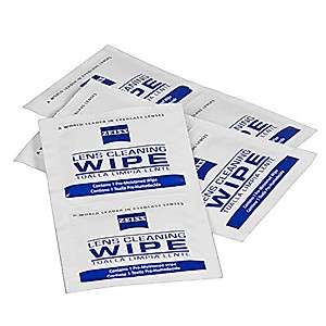 Zeiss Pre-Moistened Lens Cleaning Wipes - Cleans Bacteria, Germs and Without Streaks for Eyeglasses and Sunglasses - (50 Count)