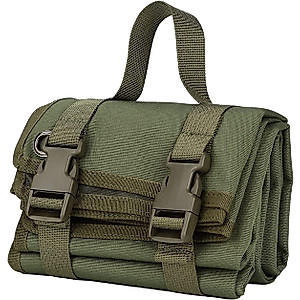 Toplimit 4" x 8" Portable Tactical Shooting Mat, Non-Padded Shooting Mat, Waterproof Non-Slip Roll-up Shooter Range Pad