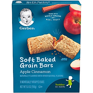 Gerber Graduates Cereal Bar, Apple Cinnamon, 5.5 oz