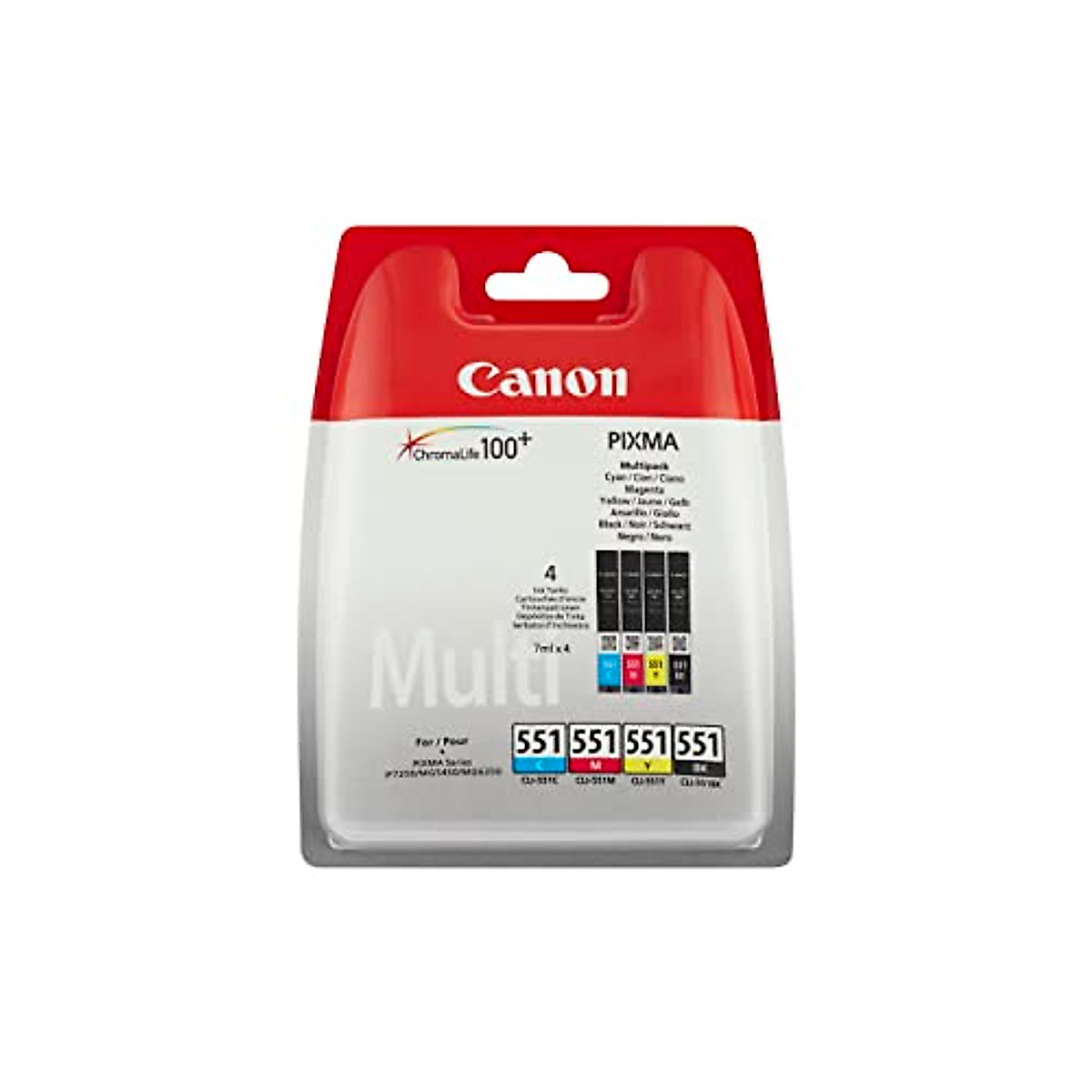Canon Cli-551 C/M/Y/Bk Multipack Blister