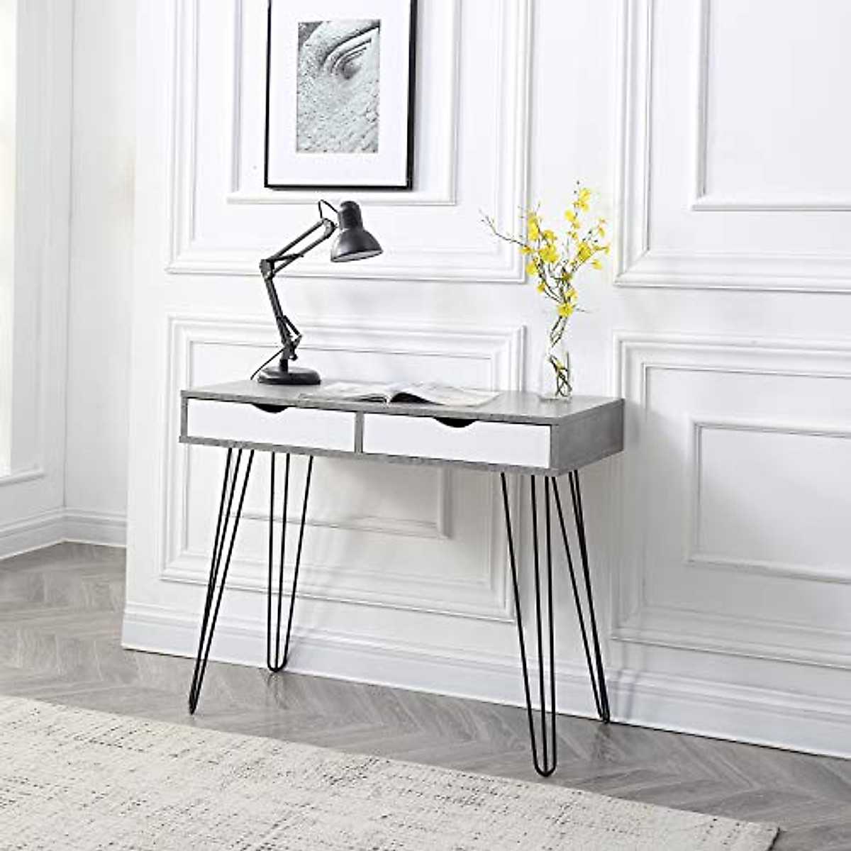 AC Pacific Laurel Desk, Black